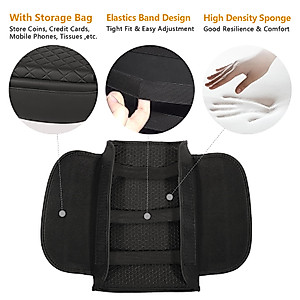 Console Cushion Cover for Toyota Tacoma 2016-2023 SR SR5 Off-Road PreRunner TRD-Sport pro Limited Tacoma Organizer Armrest Storage Box Cover Tacoma Interior Accessories