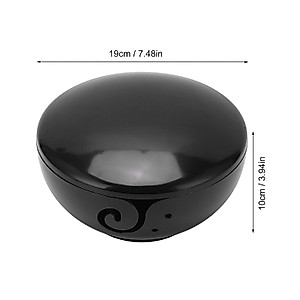 Yarn Holder, Glossy Yarn Bowl Sturdy Durable Plastic Material Small Portable Keep Lightweight for Knitting for Weaving for Crochet