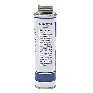 Huberd’s Leather Dressing with Neatsfoot Oil - Leather conditioner that softens new leather and restores dry and hardened leather boots, shoes, bags, belts, baseball gloves, saddles, tack and harness.