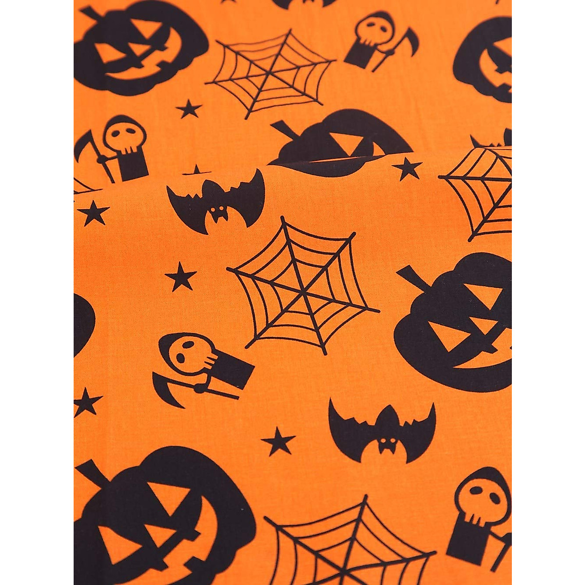 8PCS Cotton Fabric Squares 20" x 20" Fat Quarter Fabric Bundles Craft Fabric for Patchwork Sewing Quilting Crafting DIY (Halloween)