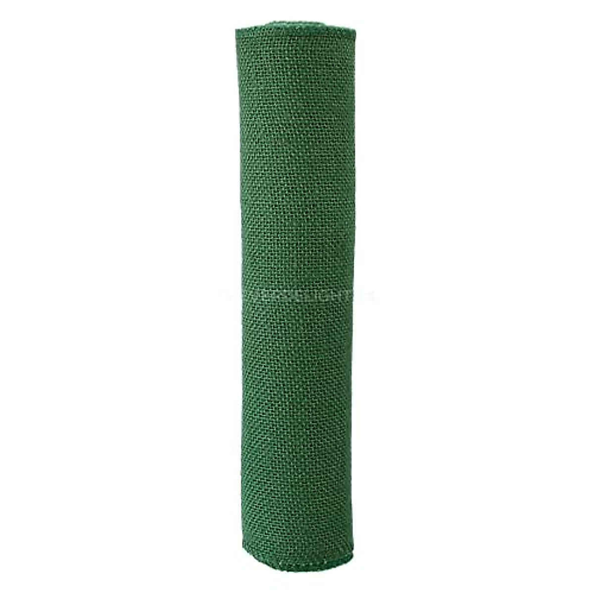 CleverDelights 12" Green Burlap Roll - Finished Edges - 5 Yards - Jute Burlap Fabric