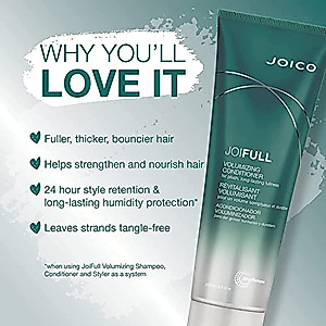 Joico JoiFULL Volumizing Shampoo & Conditioner Set | Plush & Long-Lasting Fullness | Boost Shine | For Fine/Thin Hair
