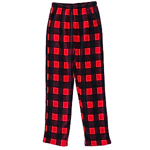 PRINCE OF SLEEP 45508-8-14-16 Plush Pajama Pants for Boys
