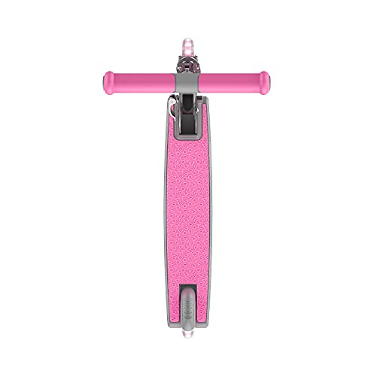 Jetson Scooters - Leo Kick Scooter (Pink) - Collapsible Portable Kids Push Scooter - Lightweight Folding Design with High Visibility RGB Light Up LEDs Wheels and Adjustable Height Handlebars