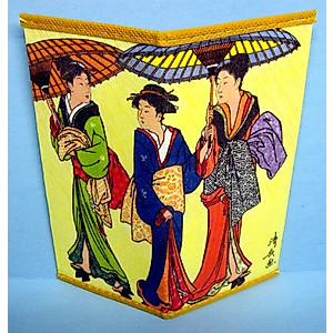 Set of 4 Japanese Rice Paper Wallets Style Group"A"