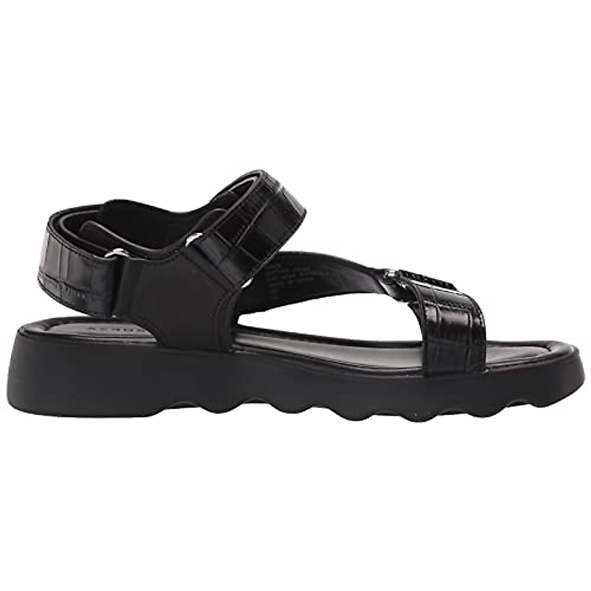 Aerosoles Women's Wave Sport Sandal, Black Croco, 8