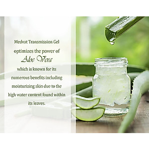 Medvat Conductive Transmission Gel with Aloe Vera – Lavender Scented - Non-Irritating - Massage, Muscle Stimulation, Microcurrent - 5 Liter with 8.5oz. Refillable Bottle