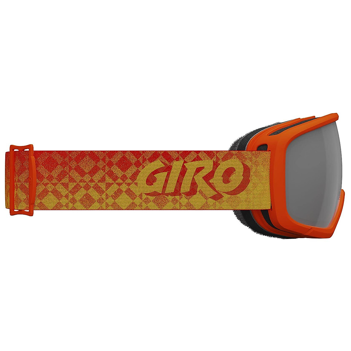 Giro Ringo Ski Goggles - Snowboard Goggles for Men, Women & Youth - Orange Cover Up Strap with Vivid Onyx Lens