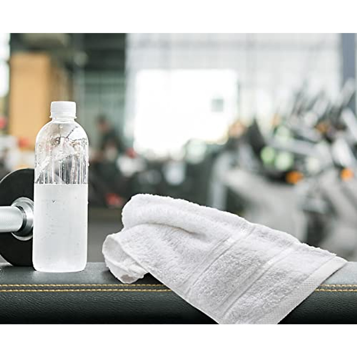 Utopia Towels - 12 Pack Viscose Luxury Wash Cloths Set (12 x 12 Inches) 100% Cotton Ring Spun, Highly Absorbent and Soft Feel Essential Washcloths for Bathroom, Face Towel, Gym and Spa (White)