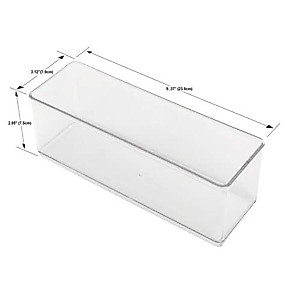 The Home Edit 6 Piece Kitchen Drawer Edit, Clear Plastic Storage System