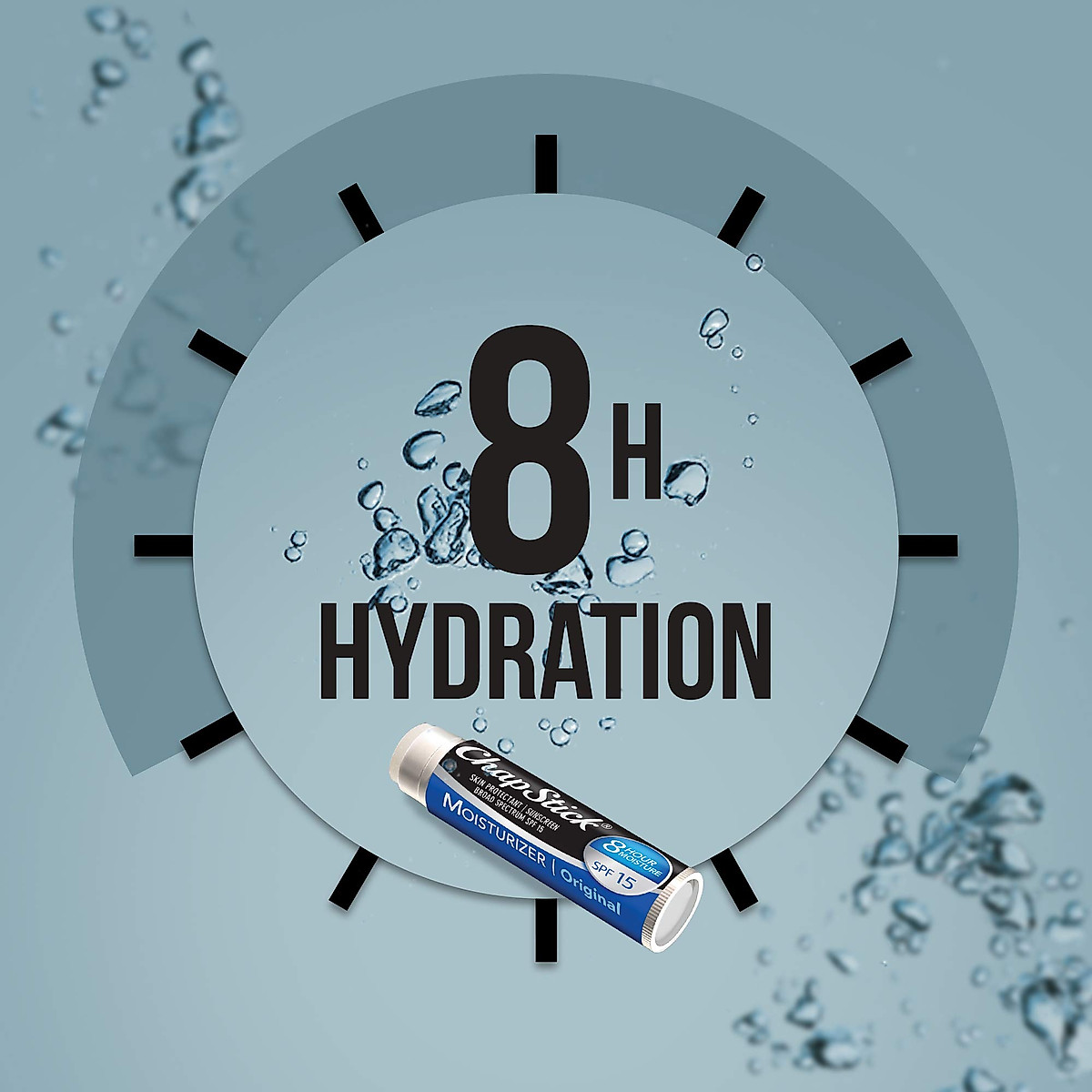 ChapStick Moisturizer Original Lip Balm Tubes, SPF 15 and Skin Protectant - 0.15 Oz (Pack of 12)