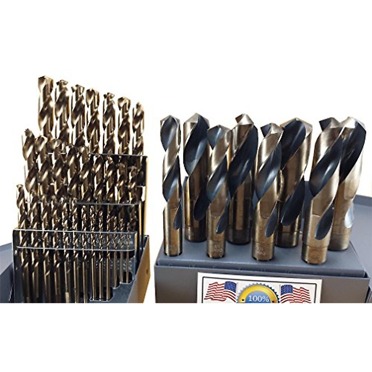 Drill Hog 37 Pc Cobalt Drill Bit Set Index M42 1/16" - 1"