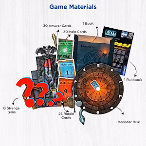 EXIT: The Cursed Labyrinth | Exit: The Game - A Kosmos Game | Family-Friendly, Card-Based at-Home Escape Room Experience for 1 to 4 Players, Ages 10+