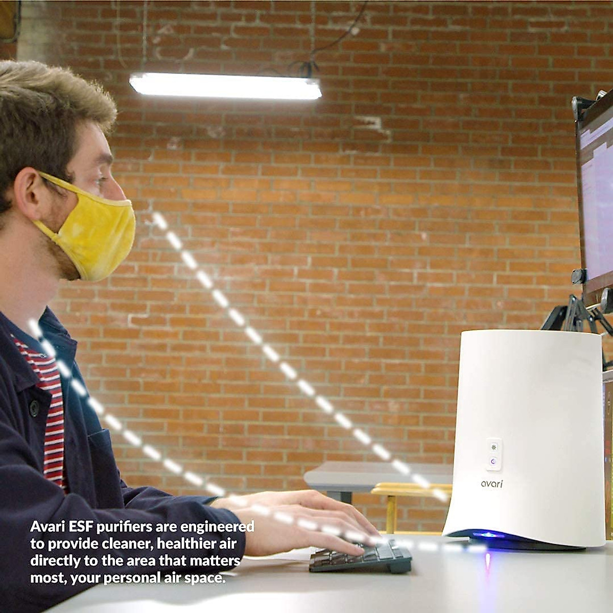 Avari 600 Electrostatic Air Purifier Bundle with Replacement Filter