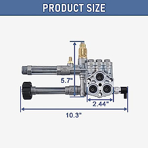 AR42518 Complete Pump Head Assy for RMW and SRMW Pumps-RMW2G20 RMW2.2G24 RMW2G23B RMW2G24 RMW2G25 RMW2.2G20D SRMW2.2G26 RMW2.2G24 and SRMW2.2G26