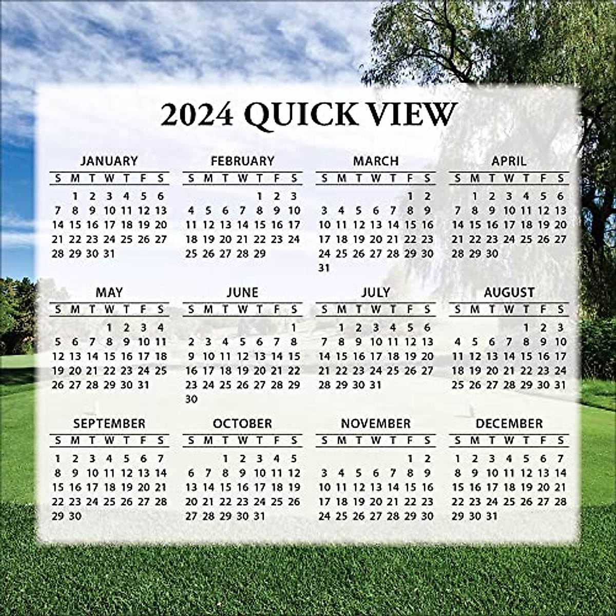 Turner Photographic Golf Courses Photo Box Calendars (24998052006)