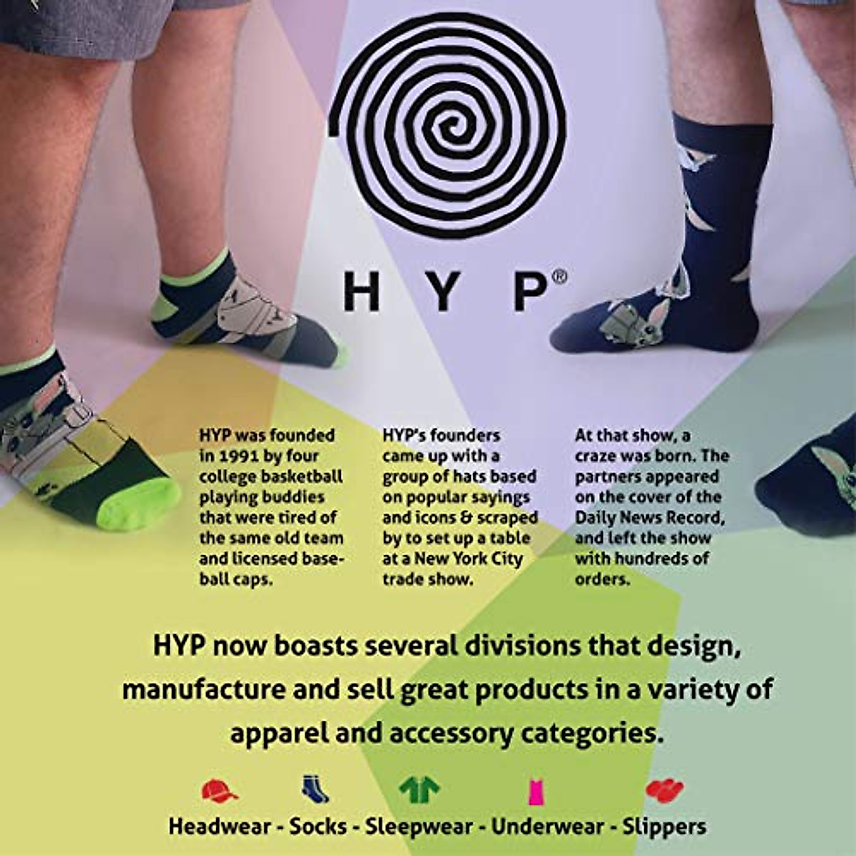 Hyp The Simpsons Socks Mens and Womens Socks Featuring Bart and The Simpsons | Gift Box, 4 Pack Casual Crew Socks