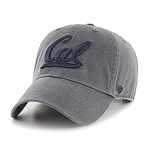 '47 California Golden Bears UC Berkeley NCAA Clean Up Dad Hat Adjustable Cap - Charcoal, One Size