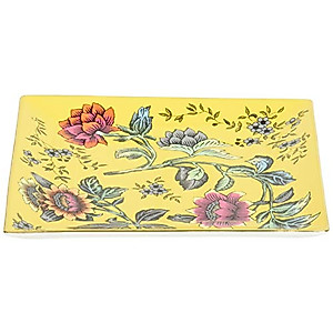 Wedgwood Yellow Tonquin Wonderlust Tray, 5.7"