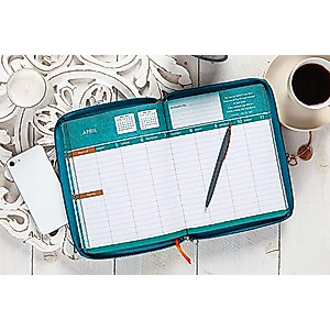 Amazing Grace 2021 Leather Ziparound Planner: 18 Month Ziparound Planner