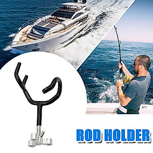 Sure Grip Steel Boat Rod Holder 20 Degree PVC Coated Steel Wire Fishing Pole Holder (4)