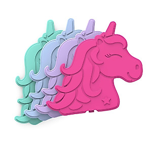 Bentgo® Buddies Reusable Ice Packs - Slim Ice Packs for Lunch Boxes, Lunch Bags, and Coolers - Multicolored 4-Pack (Unicorn)