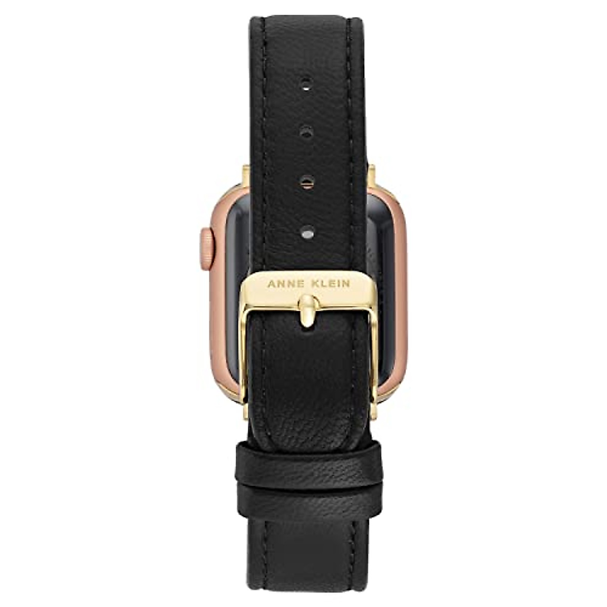 Anne Klein Leather Fashion Band for Apple Watch Secure, Adjustable, Apple Watch Band Replacement, Fits Most Wrists