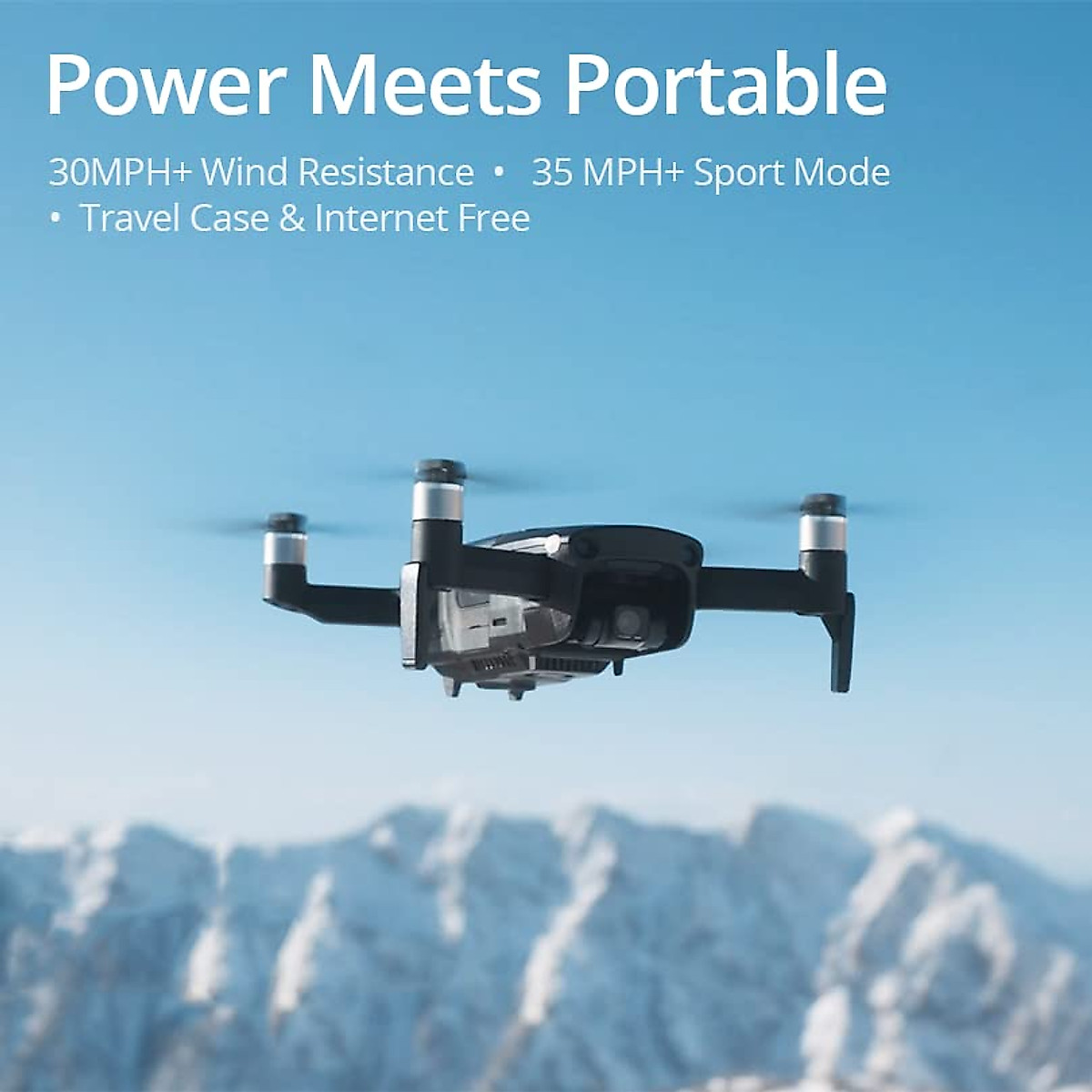 EXO Blackhawk 2 || Professional 4K UHD Long Range Drone. 35 Minute Battery Life, 4K Camera, 5 Mile Range, 12MP Photo, Follow-Me, Return to Home, 15 more. Professional 4K Drone for Adults.