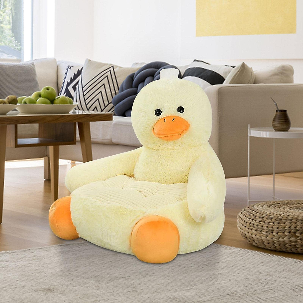 YWJLQH Kids Animal Sofa Seat Cozy Armchair for Home Decor, Duck