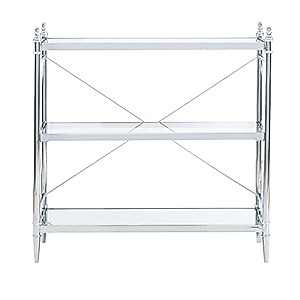 Linon Console Chrome