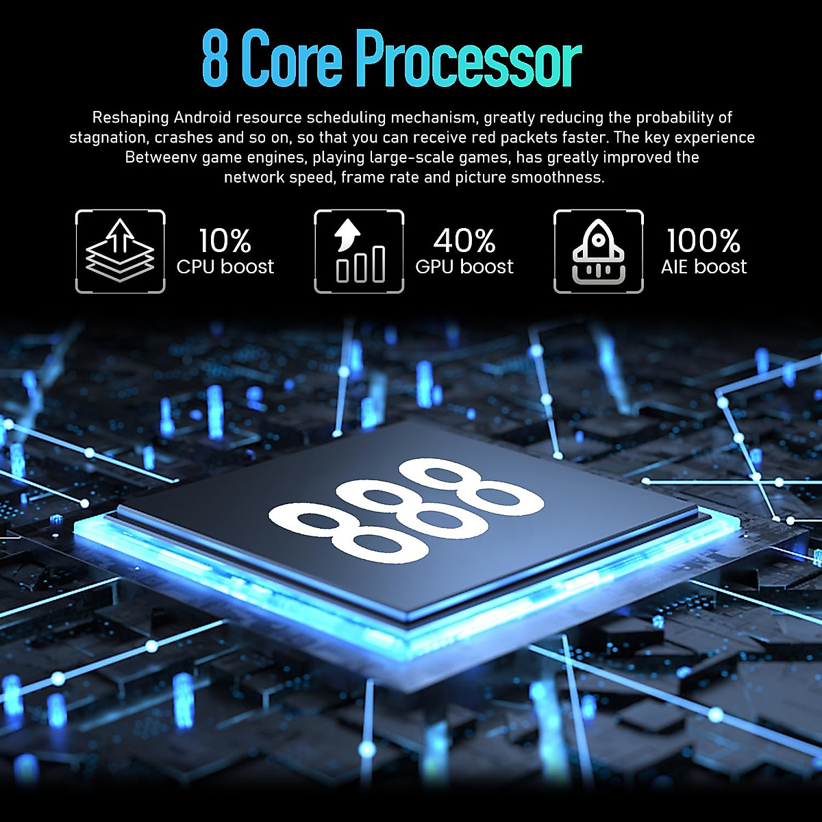 xixaomiro i14Pro 2023 Unlocked 5G Android Cell Phone 8GB + 512GB 1TB Expandable 6.7 "FHD 90Hz Display Screen 6800mAh Battery Mobile Phone 13 MP/48MP Camera Dual Sim Card (Golden)