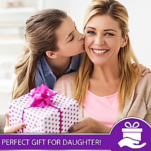 Hexagram Christmas Gifts for Daughter 14oz Mug, Daughter Gift from Mom, Gifts for Daughters from Mothers, Daughter Gifts, First Christmas Gifts for Daughter, To My Daughter, 18/8 Stainless Steel