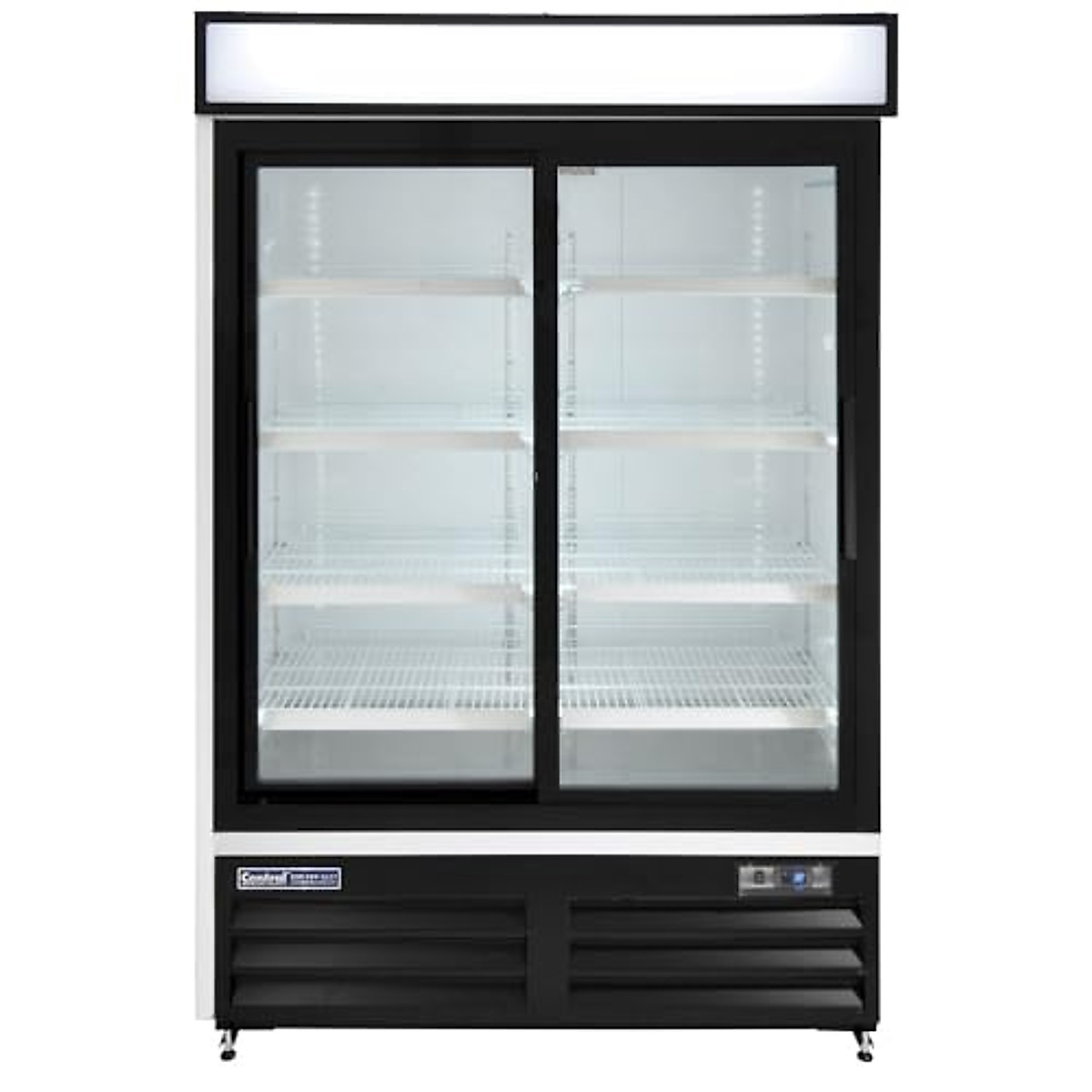 Kratos Commercial Display Refrigerator -Sliding Glass 2-Door Merchandiser, 54" W 48 cu ft (69K-723)