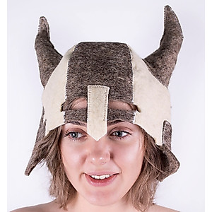 SHSH trade group Wool Banya Hat for Men Knight - Viking Sauna Hat Felt - Russian Wool Banya Hat Sauna Hats