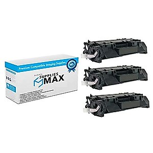 SuppliesMAX Compatible Replacement for Canon LBP-6300/6670/MF-414/419/5850/5950/6180DW Toner Cartridge (3/PK-2300 Page Yield) (Type 719) (CRG-719_3PK)