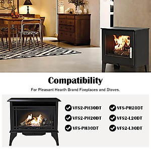Hiorucet Speed Variable PBAR-2427 Fireplace Blower Fan Kit for Pleasant Hearth Vent Free Stove or Wood Burning Stoves, GHP Group VFS2-PH30DT VFS2-PH20DT VFS-PH20DT, 3200RPM Improve Heating Efficiency.