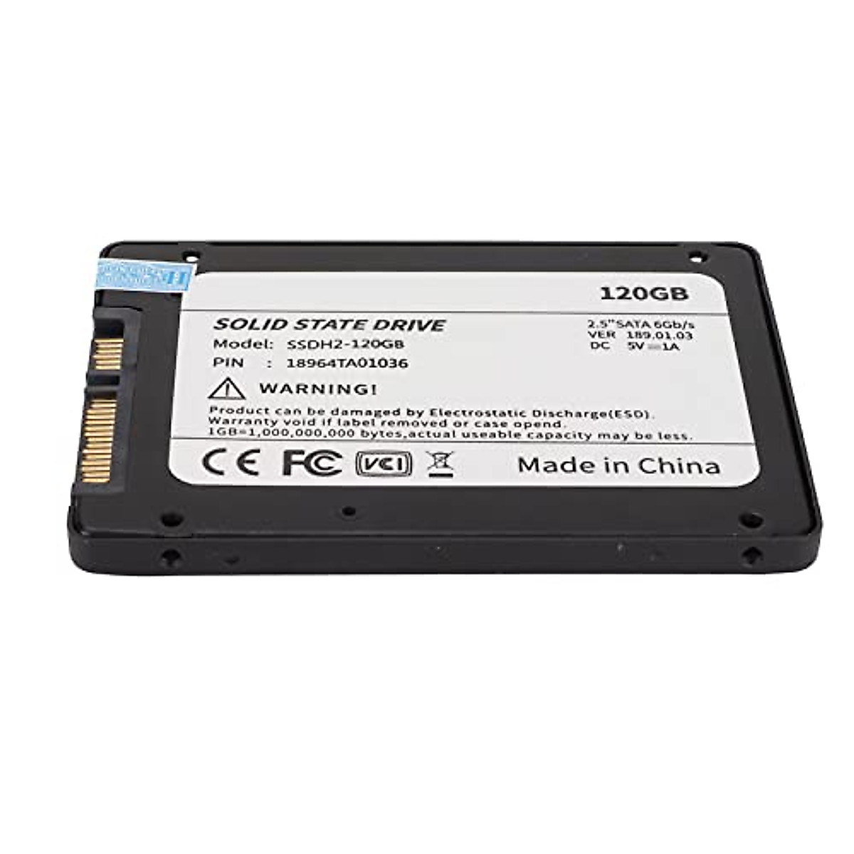 2.5in SSD, Low Consumption  3 SSD Aluminum Alloy Case for PC for Laptop for Desktop Computer(#1)