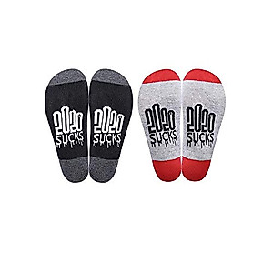 TTD 4 Packs 2020 Sucks Socks Middle Finger Socks Novelty Crazy Funny Socks Gifts for Men Women Warning Socks