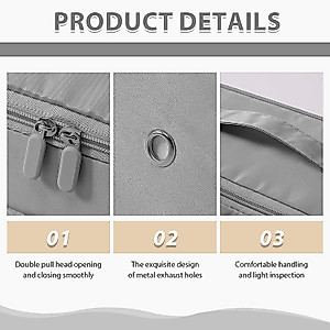 Ultra Space Saving Self Compression Organizer, 2024 New Space Saver Quilt Compression Storage Bag, Portable Compression Packing Cubes for Travel Heavy Duty Moving Bags (21.2 * 16.5 * 23.6 IN)