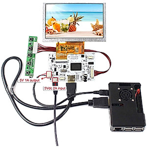 VSDISPLAY 5" 5 inch 800X480 TFT LCD Screen 40pin with HD-MI Controller Board
