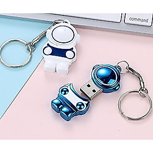 Cute Spaceman Astronaut Character Flash Drive 128gb Data Storage Gift USB Disk Pendrive