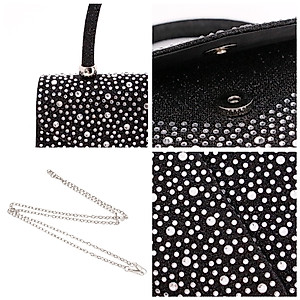Naimo Crystal Clutch Purses for Women Evening Bag Glitter Rhinestone Handbag Wedding Cocktail Party Purse