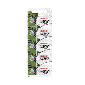Maxell Watch Battery Button Cell SR936SW 394 Pack of 5 Batteries