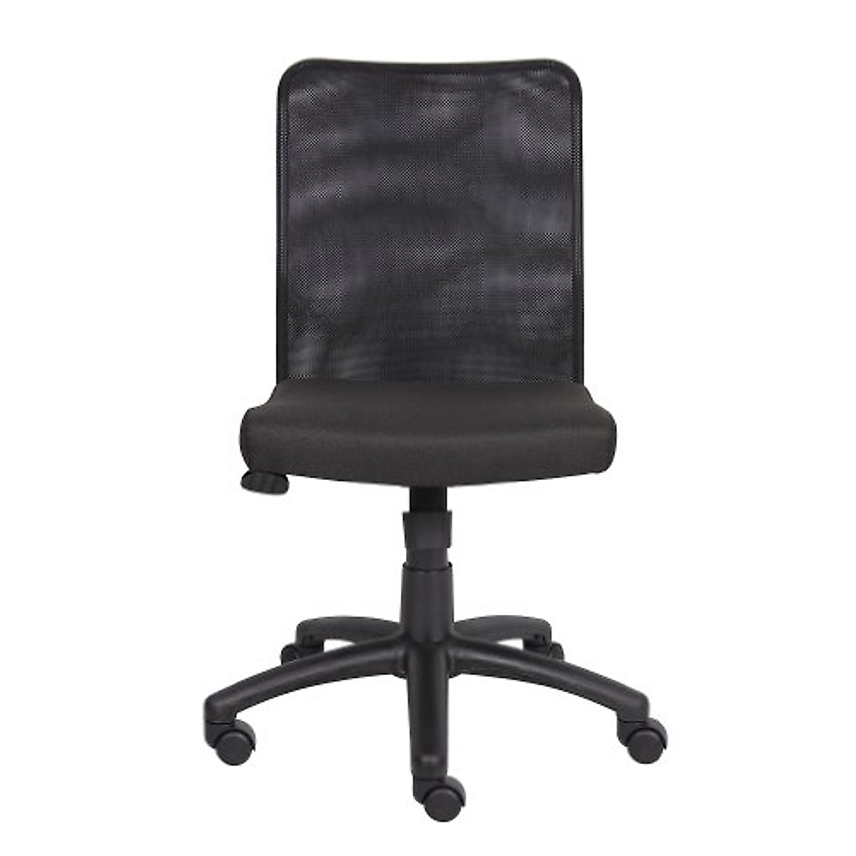 Boss Office Products Budget Mesh Task Chair without Arms in Black
