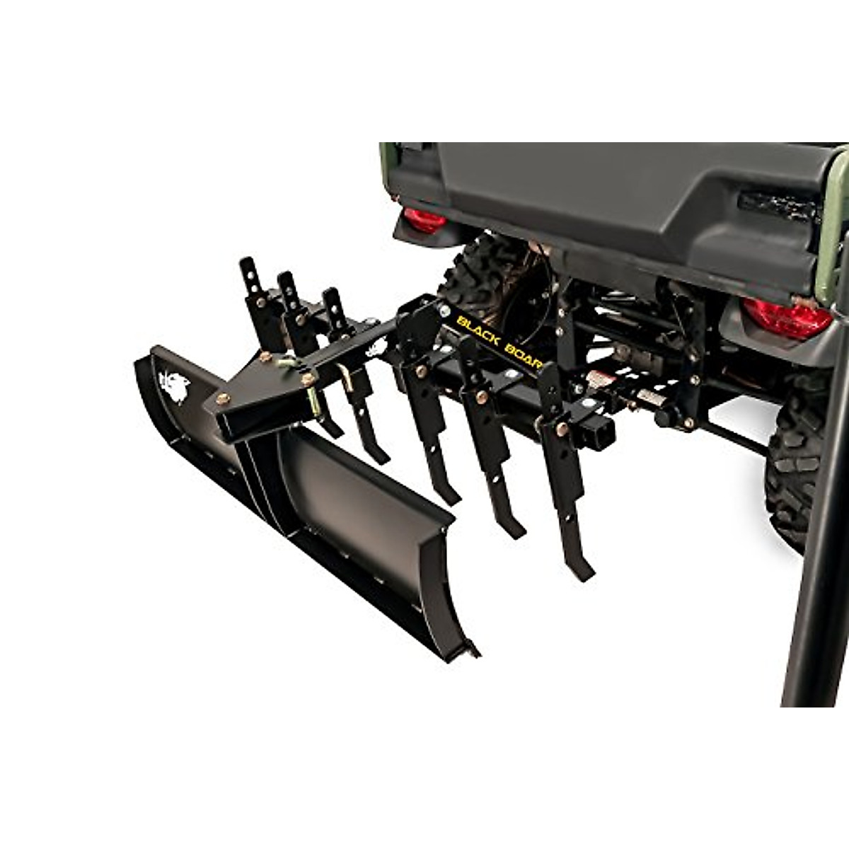 Black Boar ATV/UTV Scrape Blade Implement, Adjusts 0, 7.5 or 15 Degrees in Either Direction, Use to Cultivte, Establish Food Plot, Maintain Your Land (66005)