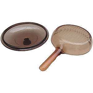 Amber Corning Vision Visionware Small 7 Inch Frying Pan w/ Lid