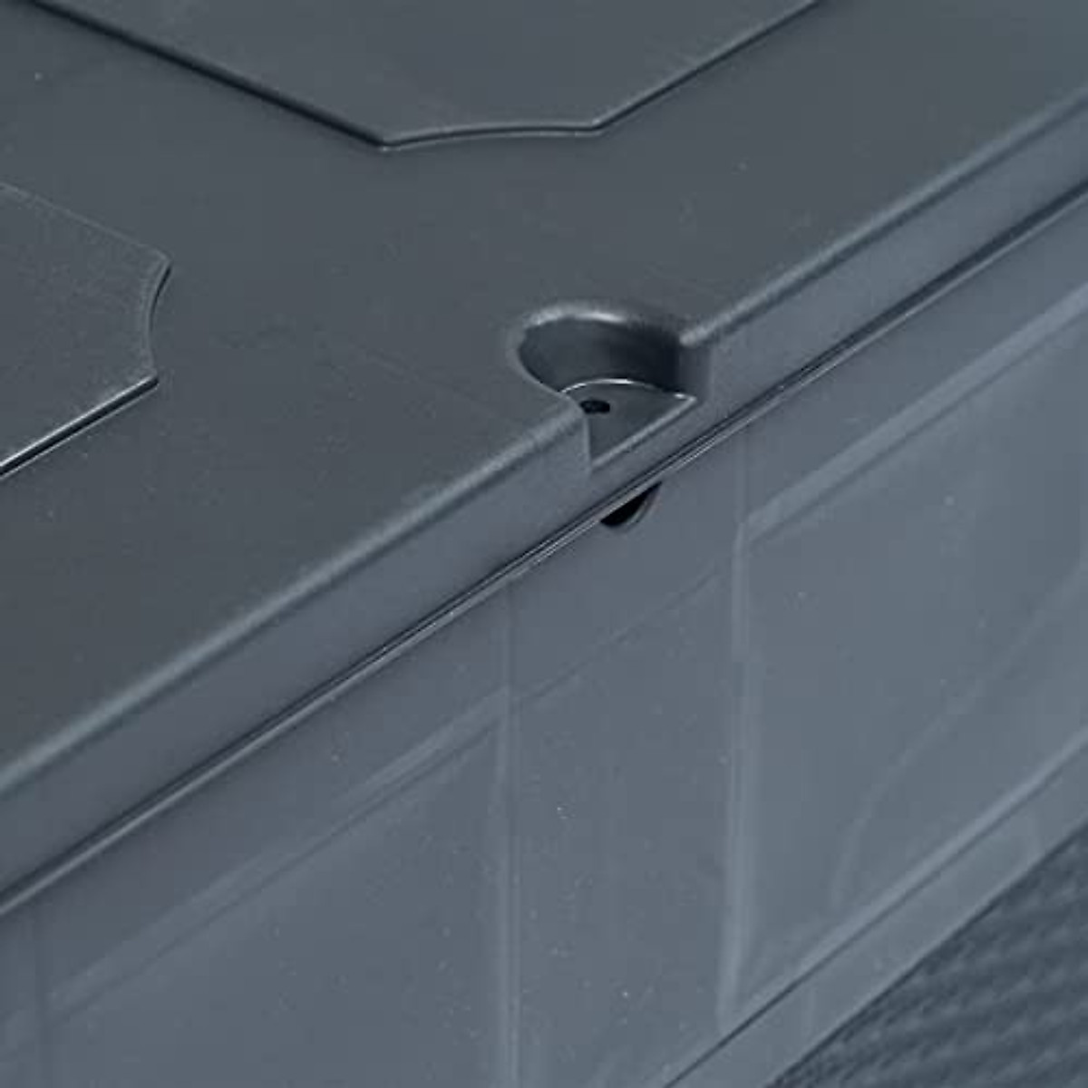 Festnight Garden Storage Box Deck Boxes 84.5 gal Anthracite