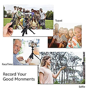 Portable 40 Inch Aluminum Alloy Selfie Stick Phone Tripod with Wireless Remote Shutter Compatible with 14 13 12 11 pro Max Xr X 8 7 6 Plus, Android Smartphone