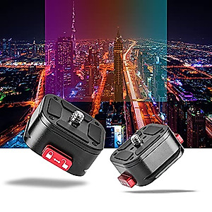 Quick Release Plate, Camera Tripod Mount Arca Swiss QR Plate Fast Claw Clamp Compatible with Canon Sony Nikon Pentax DSLR/SLR /Zhiyun/Feiyu/DJI/Moza Stabilizer, Tripod Slider Gimbal