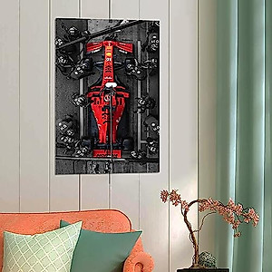 MATYBATE Raceway Sf1000 Charles Leclerc F1 Canvas Art Poster And Wall Art Picture Print Modern Family Bedroom Decor Posters 16x24inch(40x60cm)